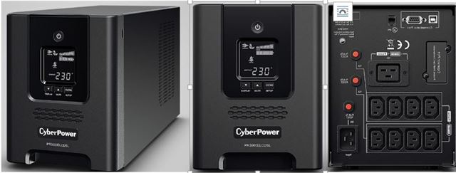 CyberPower 3000VA/2700W PR3000ELCDSL, line-int., Euro, tower - PC ...