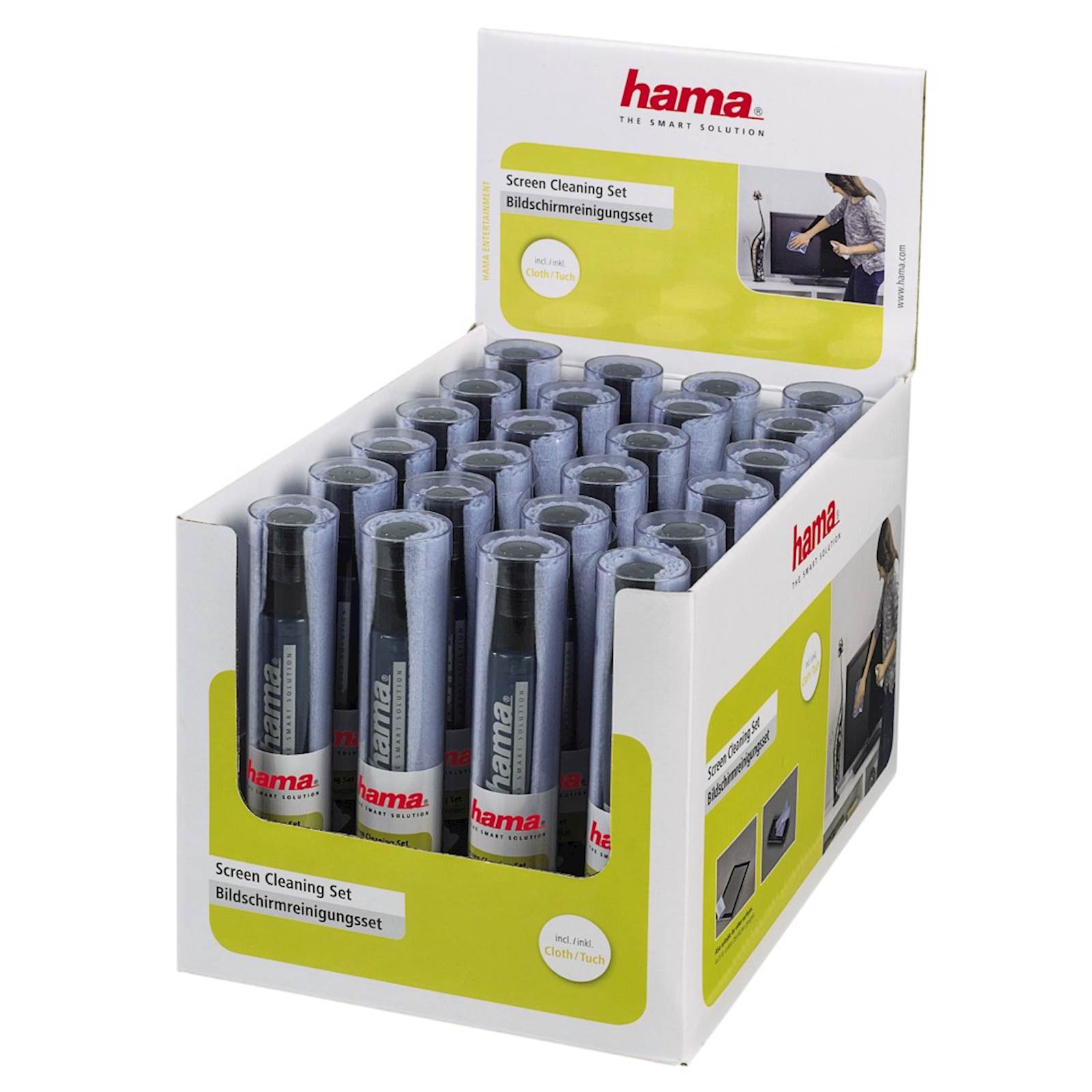 Set za čišćenje displeja Hama, 15 ml, sa krpicom - PC MARKET d.o.o.