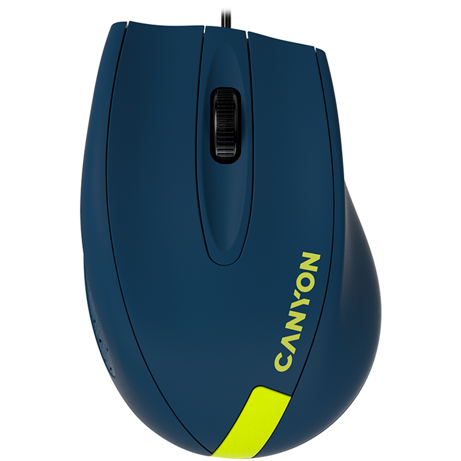 CANYON mouse M-11 Wired Blue Yellow - PC MARKET d.o.o.