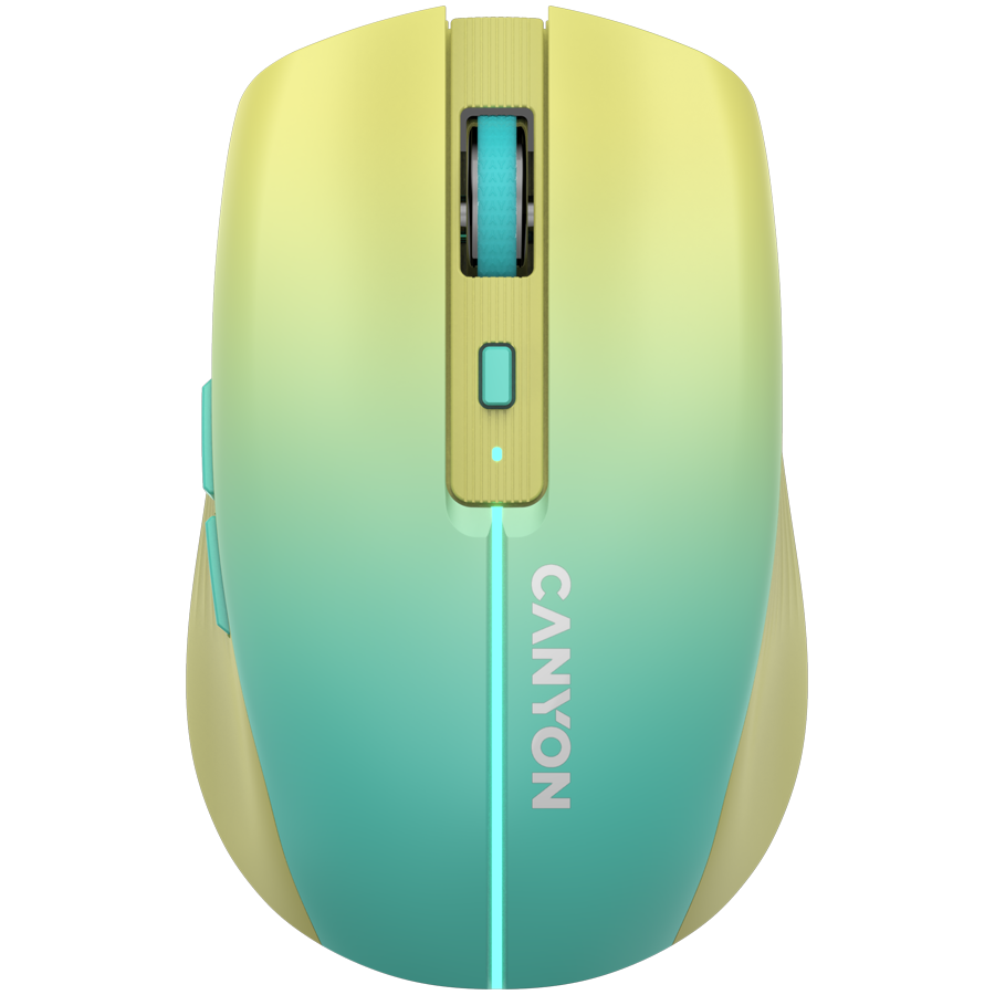 CANYON mouse MW-44 Wireless Charge Yellow Blue – PC MARKET d.o.o.