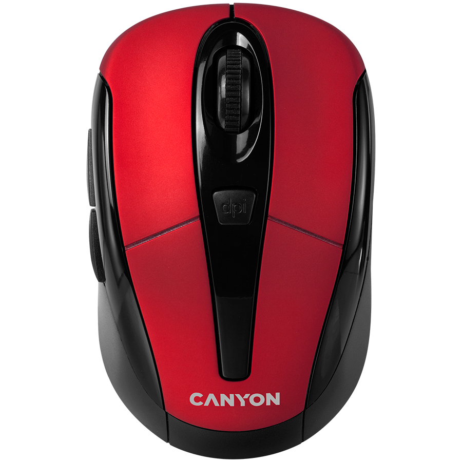 CANYON mouse MSO-W6 Wireless Red – PC MARKET d.o.o.