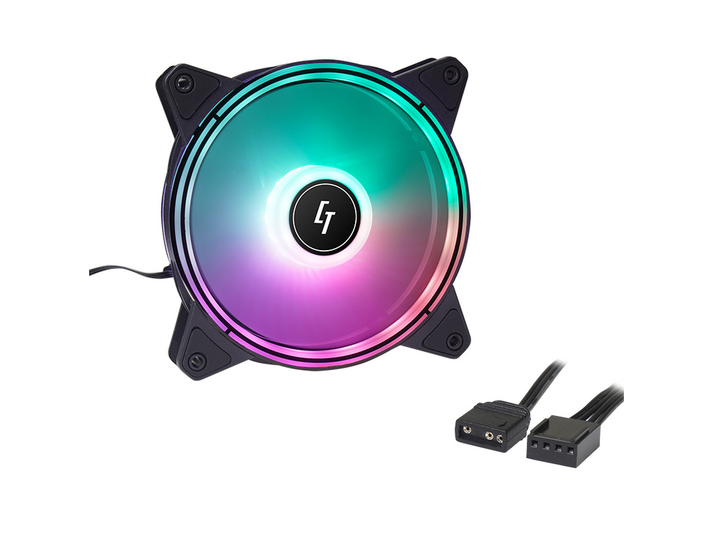 Chieftec Nova Set 3xRGB3x120mm, Control Hub DF-1004 pin PWM fan, 3pin ...