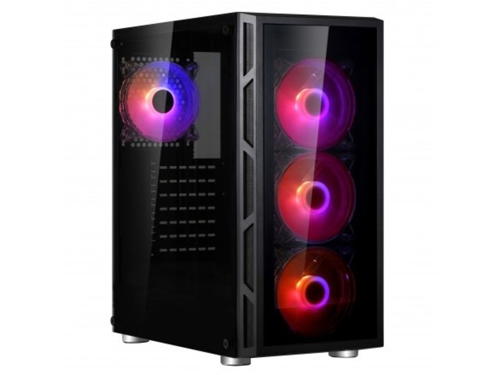 Spire case VISION 7025 RGBgaming, ATX, 4x RGB fan 120mmVGA: 370mm, CPU ...