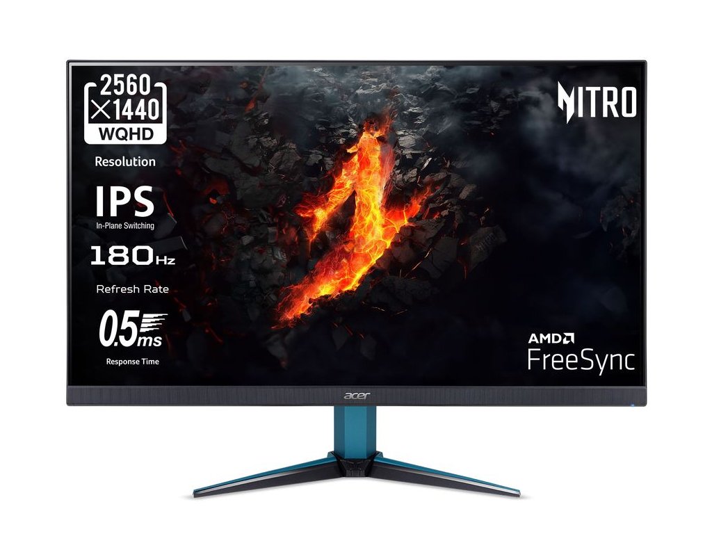 Acer 27" Nitro VG271U M3 180HzIPS,0,5ms,WQHD,250cd,HDMIx2,DPSPK,Tilt -5 ...