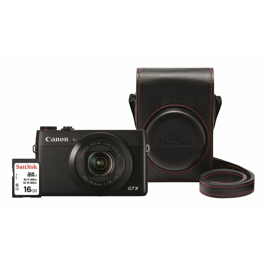 Canon PowerShot G7X Mark II KIT – Torbica + Kartica - PC MARKET d.o.o.